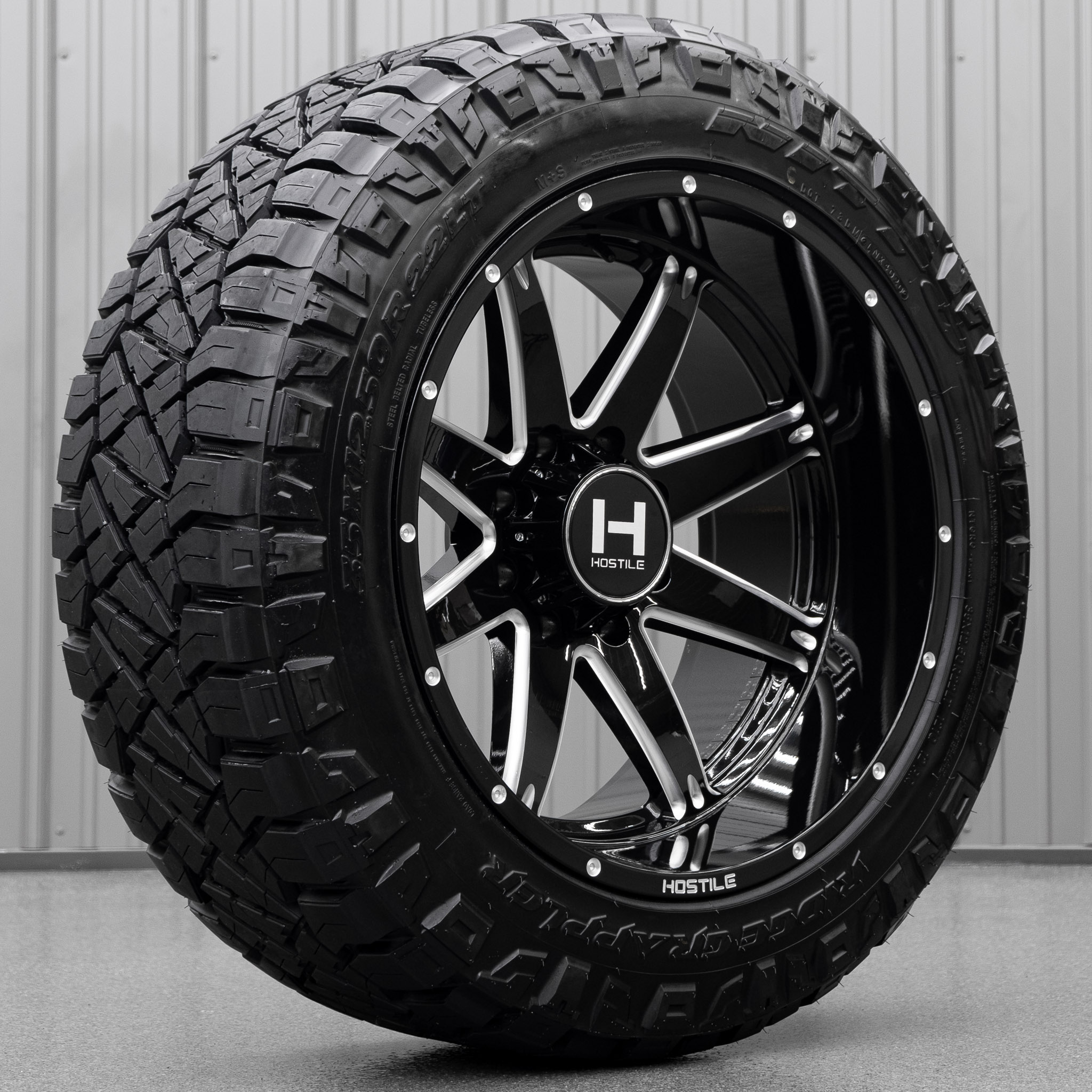 Hostile Alpha H109 with Nitto Ridge Grappler | Krietz Customs Parts Store