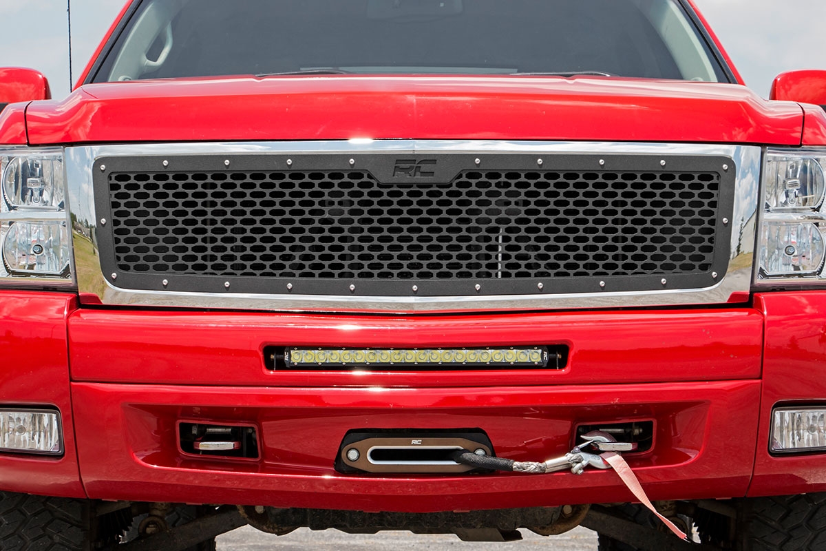 Mesh Grille | Chevy Silverado 1500 2WD/4WD (2007-2013) | Krietz Customs ...
