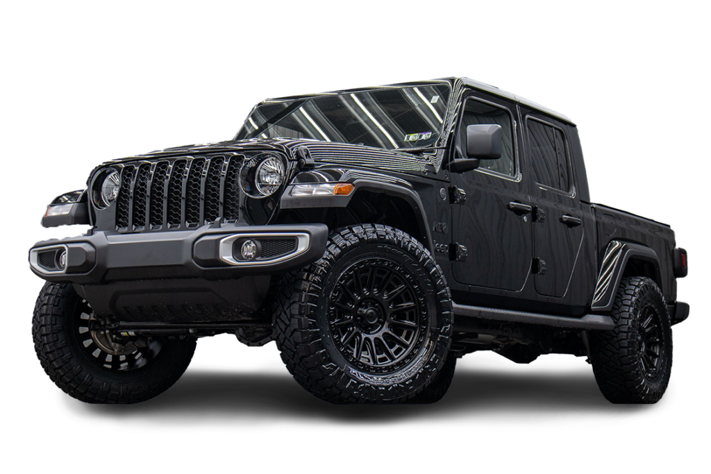 Custom Build Jeep Gladiator Pickup Trucks - Wheels, Tires & Color Match ...