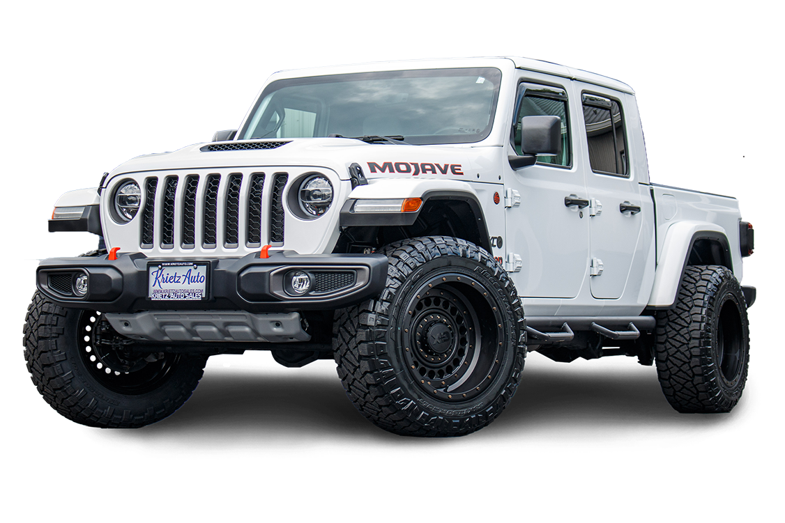 Custom Build Jeep Gladiator Pickup Trucks - Wheels, Tires & Color Match ...