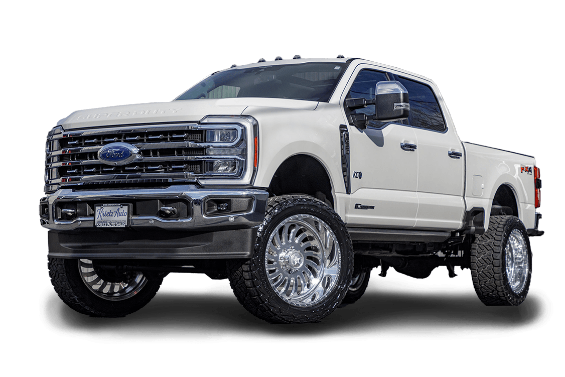 Custom Build Ford F-250& F350 Trucks - Wheels, Tires & Color Match ...