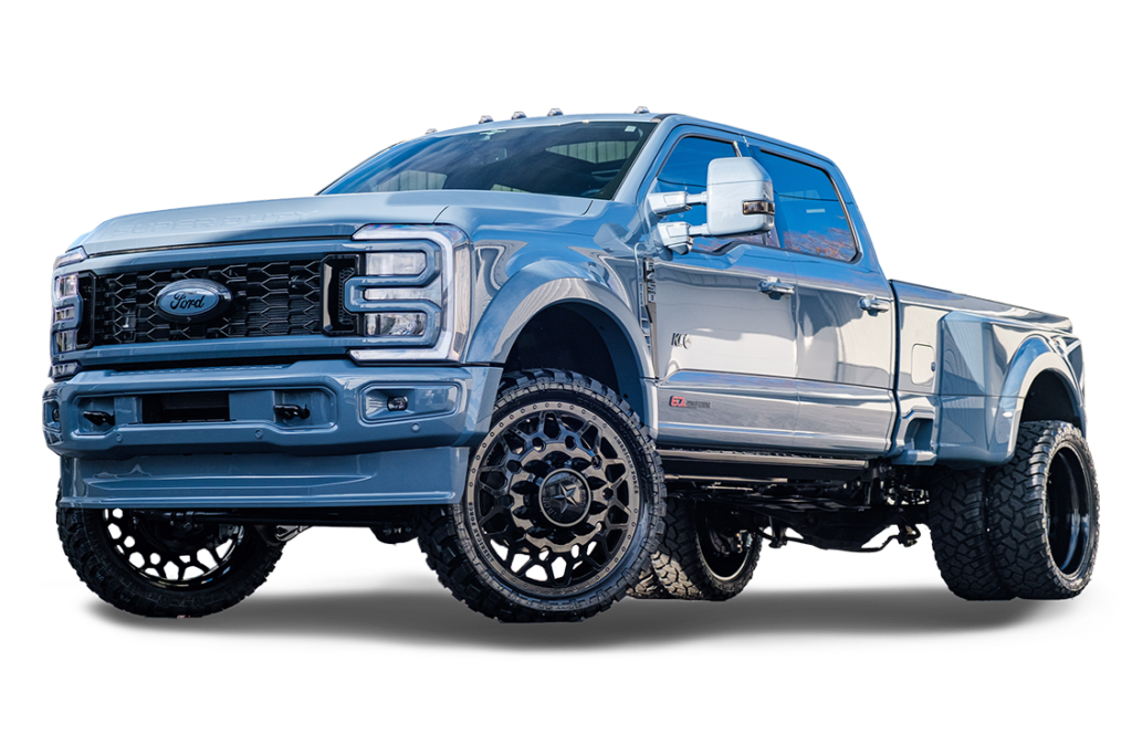 Custom-Built Ford Dually Trucks - Wheels, Tires & Color Match | Krietz Auto