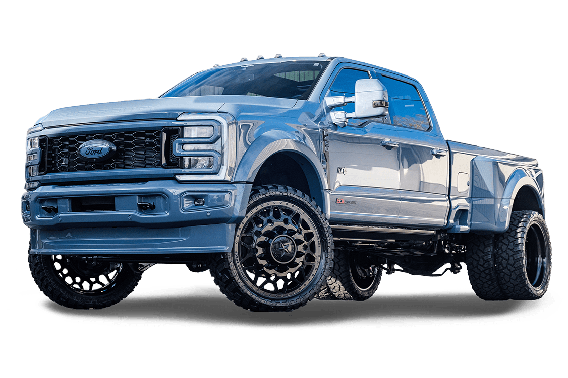 Custom-Built Ford Dually Trucks - Wheels, Tires & Color Match | Krietz Auto