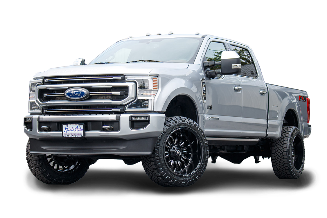 Custom Build Ford F-250& F350 Trucks - Wheels, Tires & Color Match ...