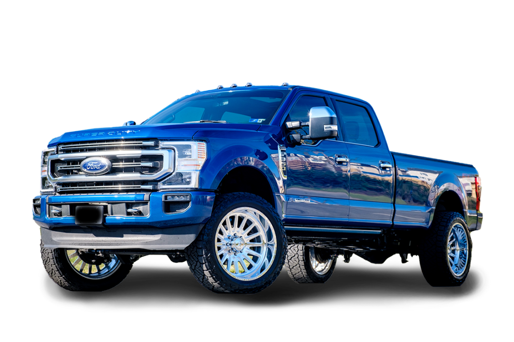 Custom Build Ford F-250& F350 Trucks - Wheels, Tires & Color Match ...