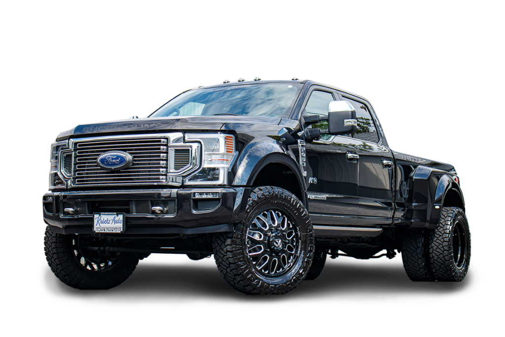 Custom-Built Ford Dually Trucks - Wheels, Tires & Color Match | Krietz Auto