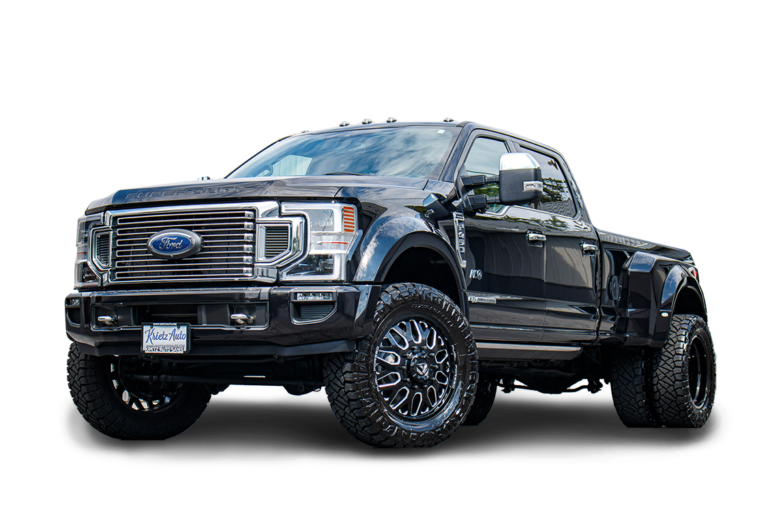 Custom-Built Ford Dually Trucks - Wheels, Tires & Color Match | Krietz Auto