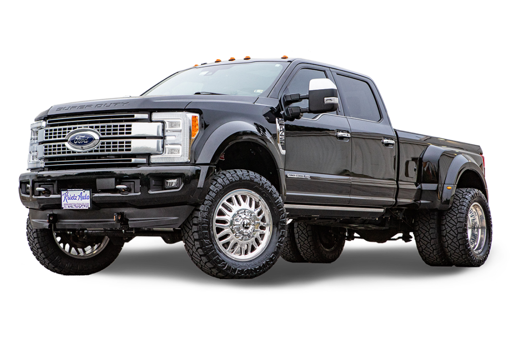 Custom-Built Ford Dually Trucks - Wheels, Tires & Color Match | Krietz Auto
